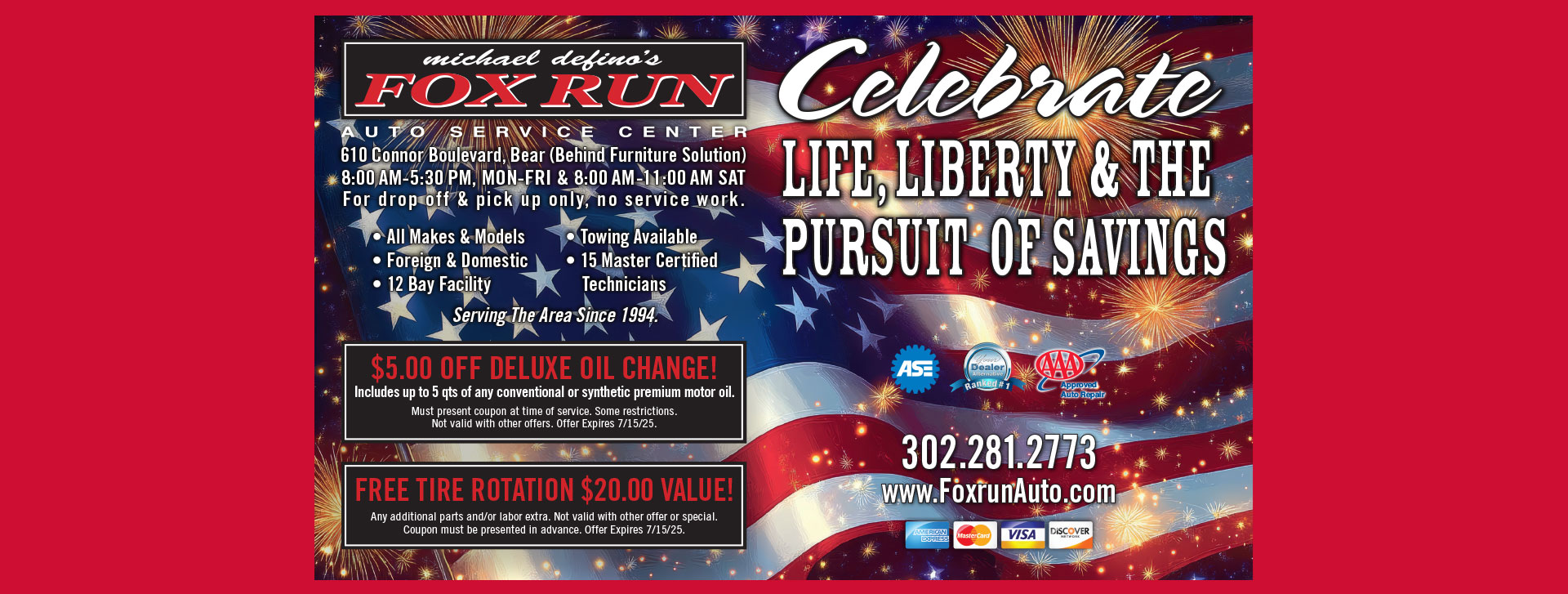 Bear Auto Repair - Fox Run Auto Inc.