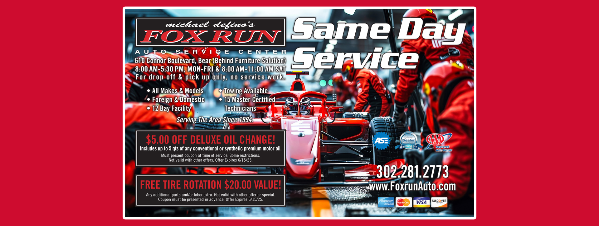 Bear Auto Repair - Fox Run Auto Inc.