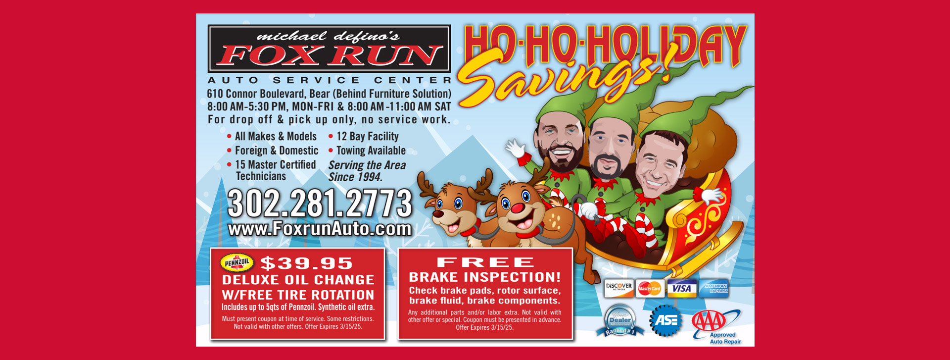Bear Auto Repair - Fox Run Auto Inc.