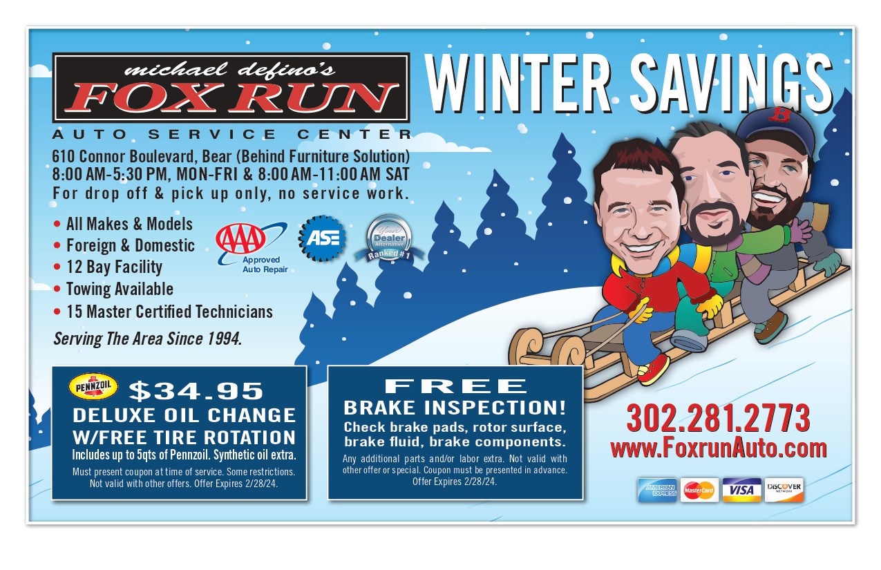 Specials - Fox Run Auto Inc.