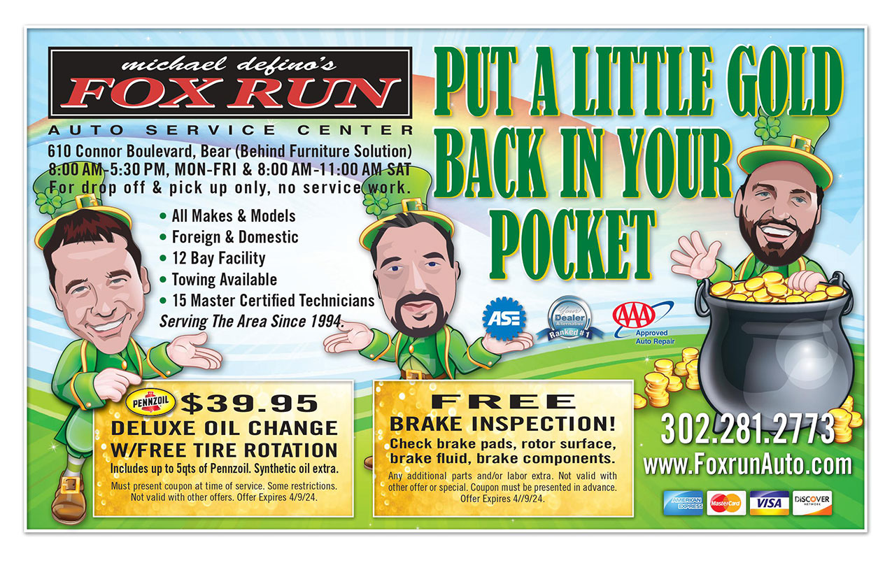 Specials - Fox Run Auto Inc.