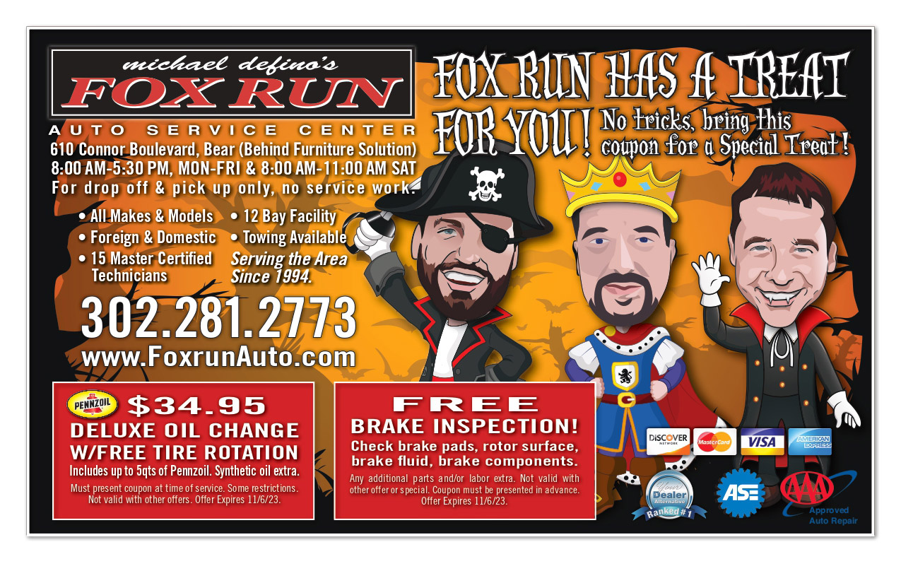 Specials - Fox Run Auto Inc.