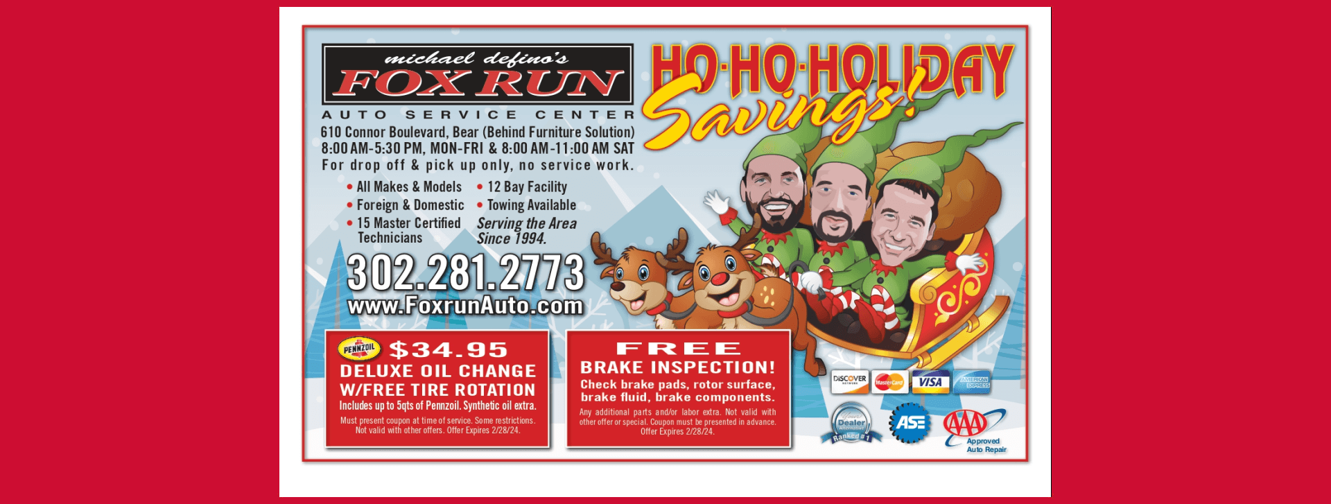 Bear Auto Repair - Fox Run Auto Inc.