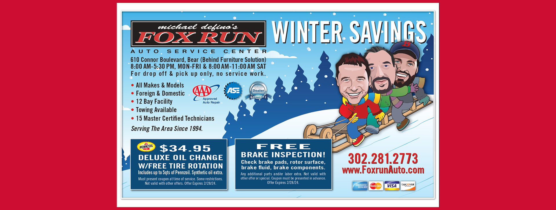 Bear Auto Repair - Fox Run Auto Inc.