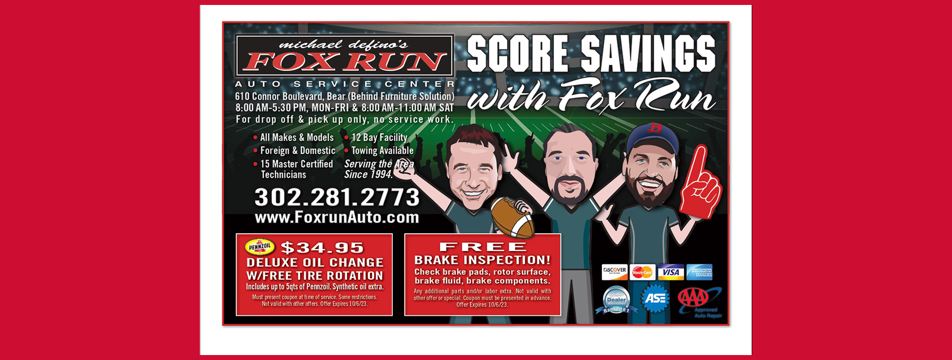 Bear Auto Repair - Fox Run Auto Inc.